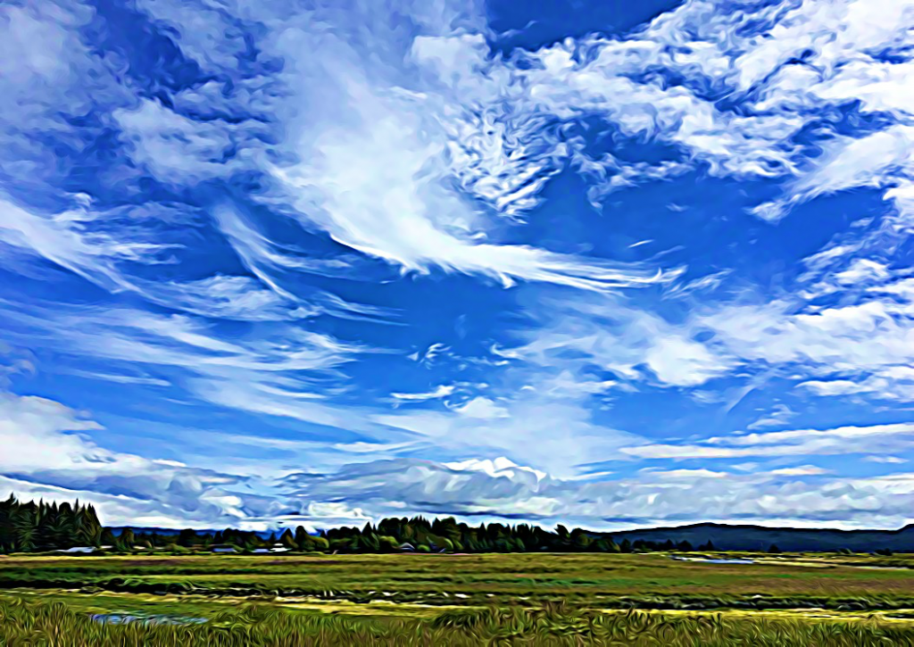 #1737 - Sky Writing | Scenes from Home Alaska Notecards